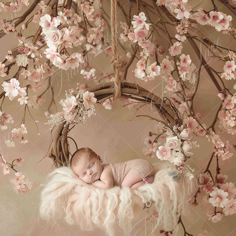 Newborn Digital Background - Etsy