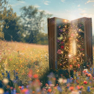 Magic Open Book Digital Background, Fine Art Portrait Photography ...