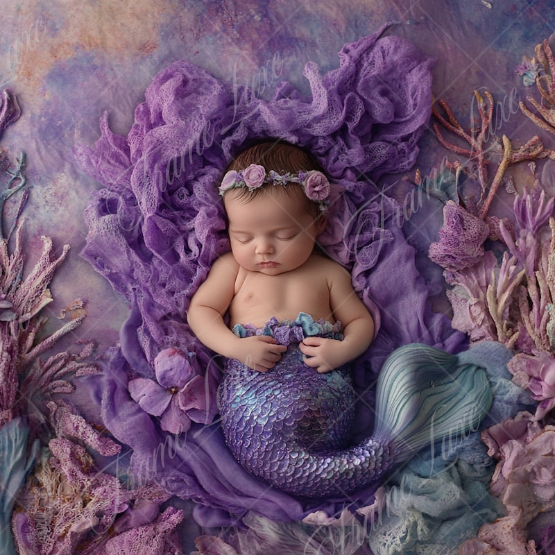 Mermaid Backdrop - Etsy