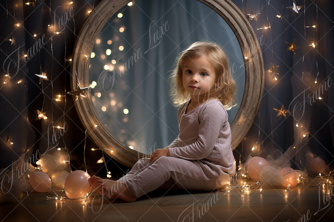 Magic Mirror Digital Background, Fine Art Portrait Photography Digital ...