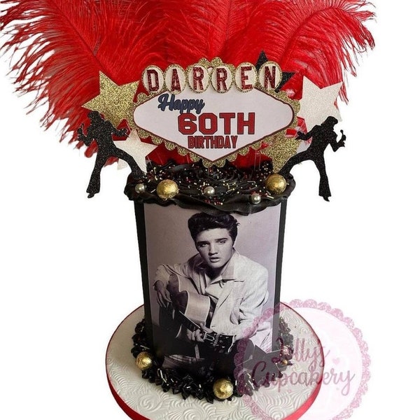 Elvis Cake Topper - Etsy