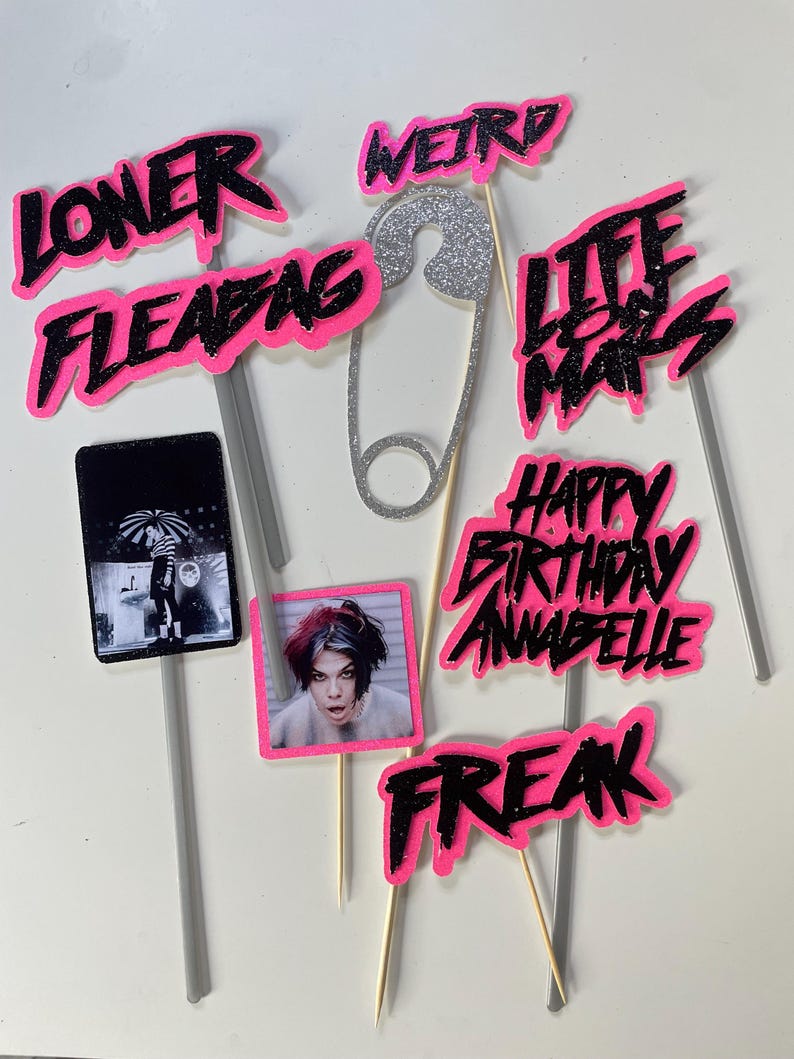 Yungblud Personalised Cake Topper Pack - Etsy