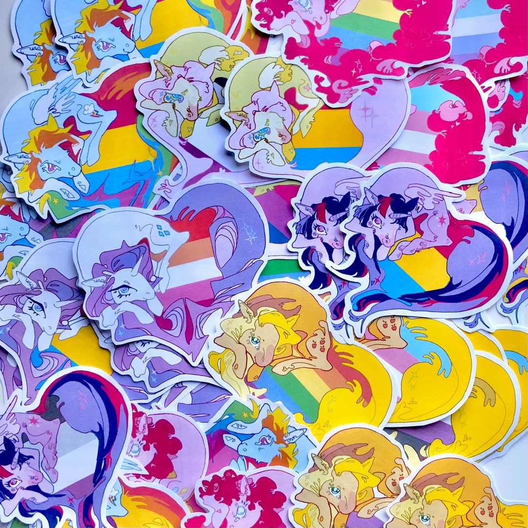 My Little Pony Pride Stickers - Etsy