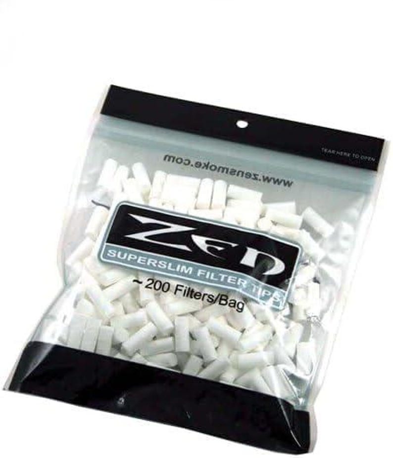ZEN Super Slim Filter Tips Cotton Super Slim Size Filters for Rolling 5 ...
