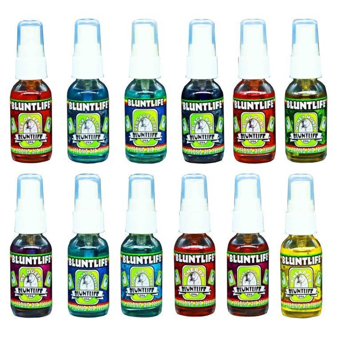 Blunt Life Air Freshener Spray (2-pack) 1.0 Oz. Bottle Long Lasting ...