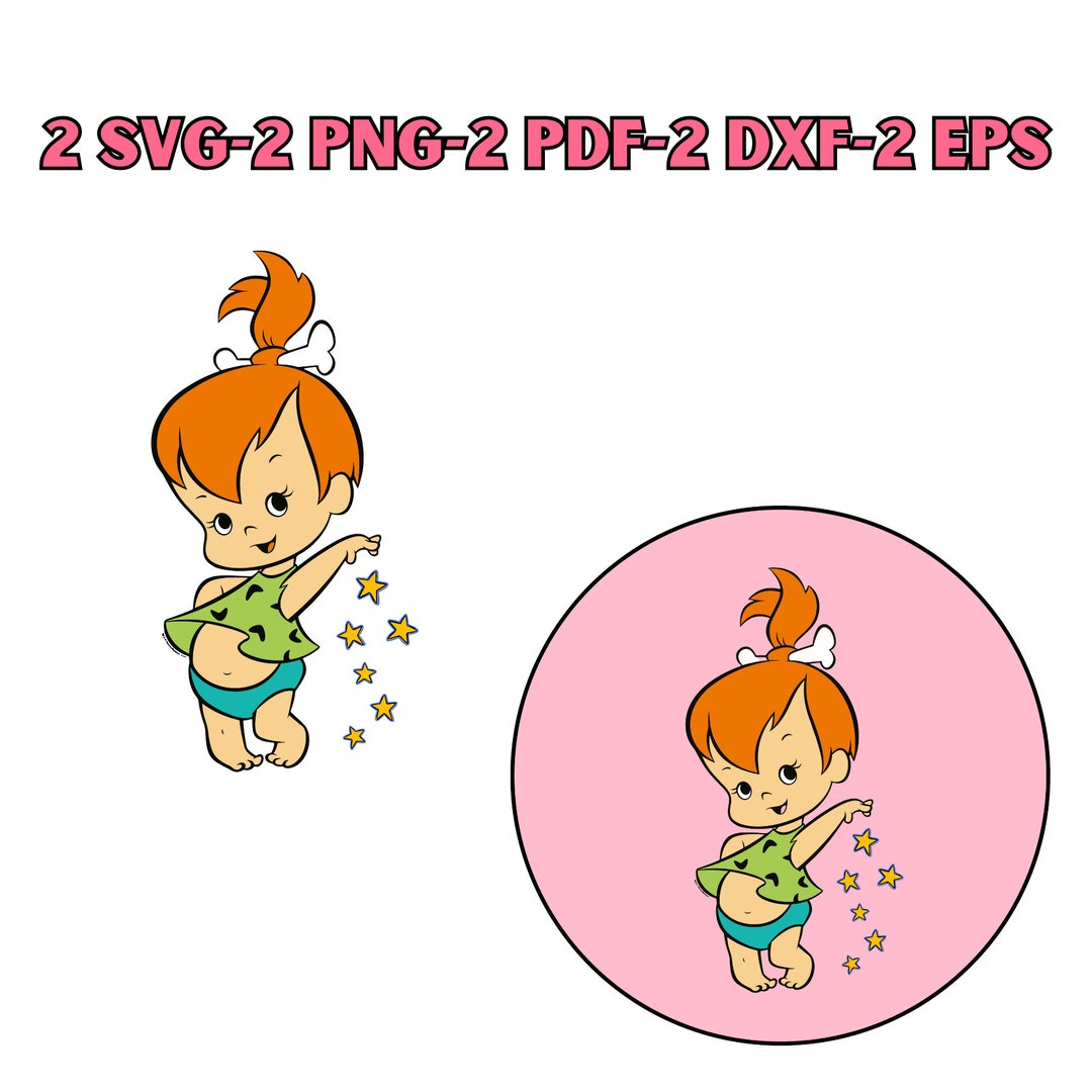 The Flintstones, Cartoon Series, Pebble Png, Svg, Eps, Pdf, Dxf ...