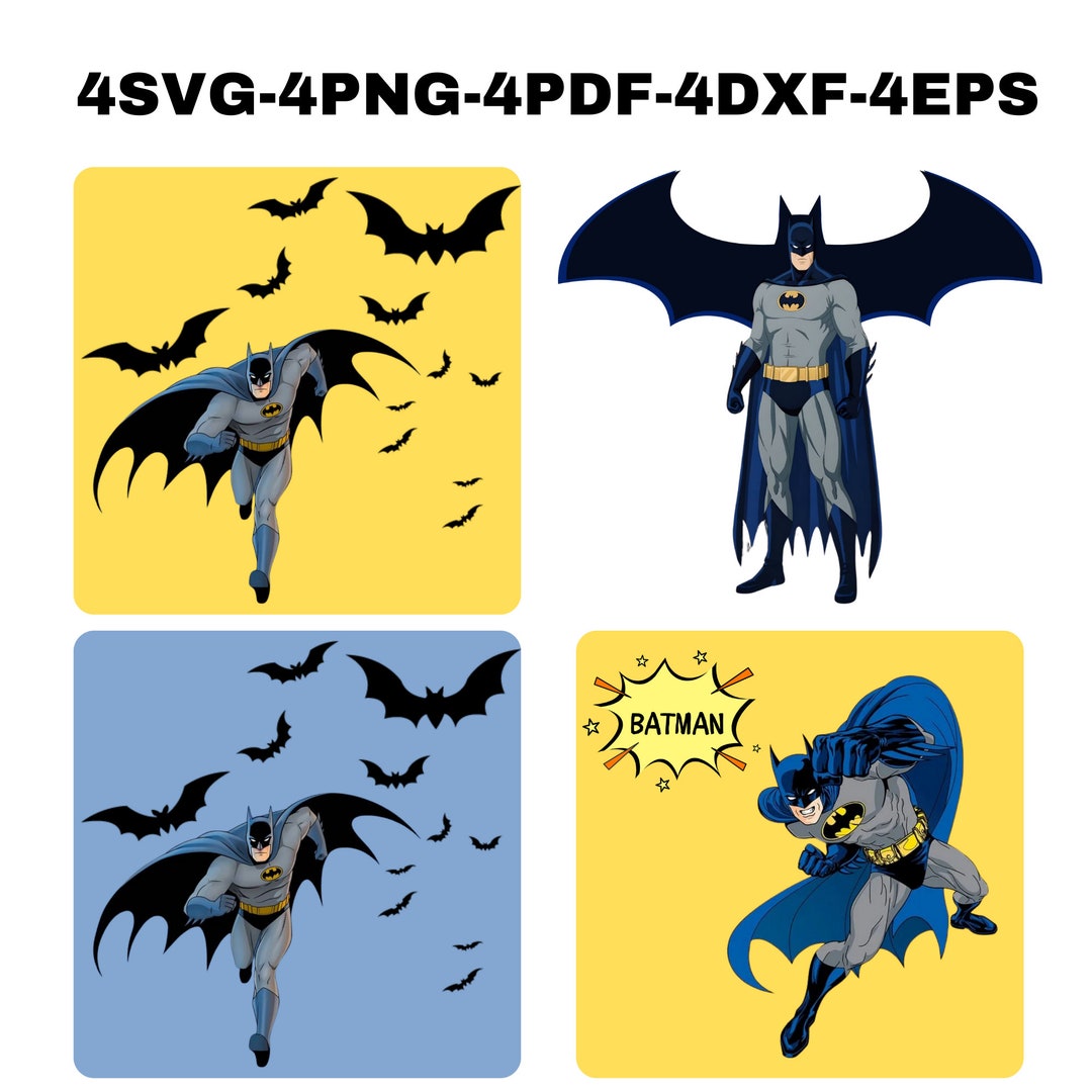 Batman Digitial Design Svg Png Pdf Dxf Eps Batman - Etsy Australia