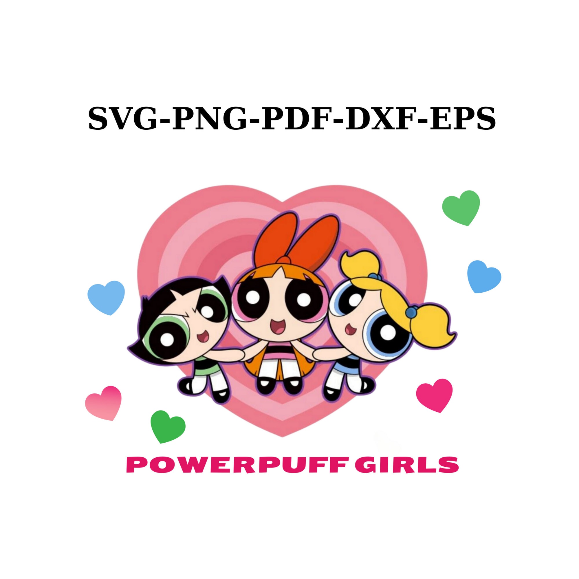 Powerpuff Girls Digital, Powerpuff Girls Svg, Powerpuff Girls Png ...