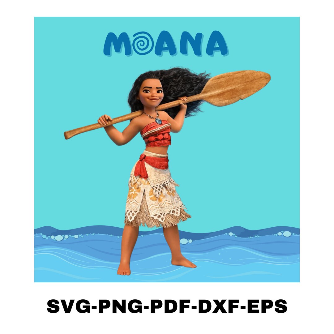 Moana Digital Design Svg, Png, Pdf, Dxf, Eps, Digital Art, Animasyon ...