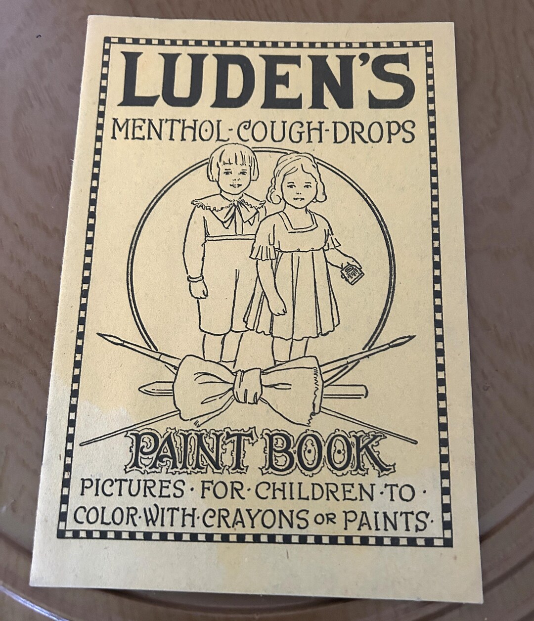 Luden's Menthol Cough Drops Paint Book 1921 - Etsy