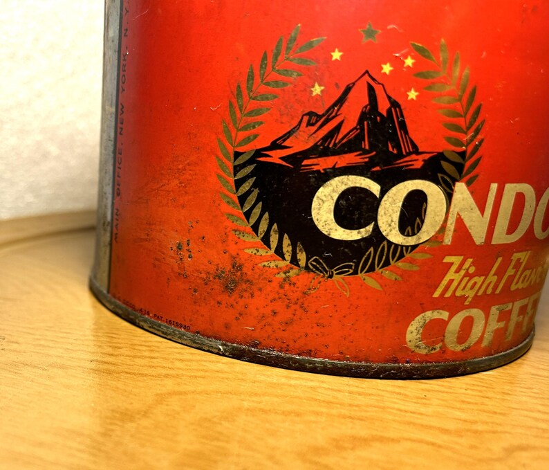 Condor 1 Pound Coffee Tin - Etsy