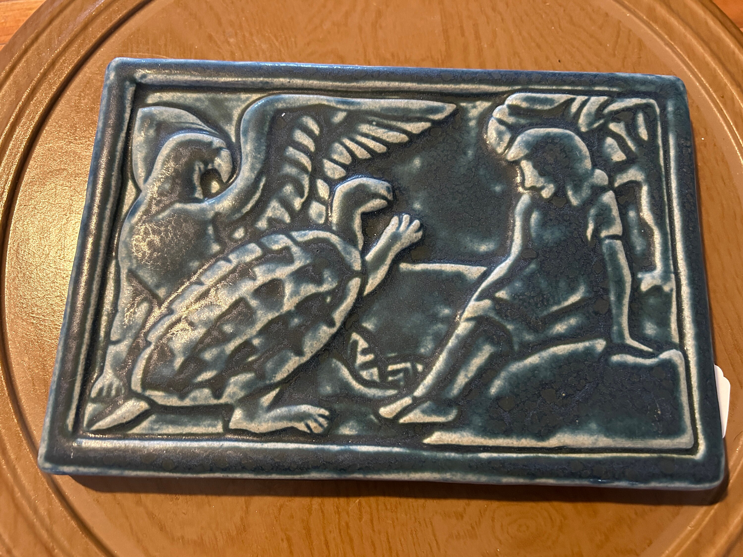 Pewabic Pottery Alice in Wonderland Tile - Etsy