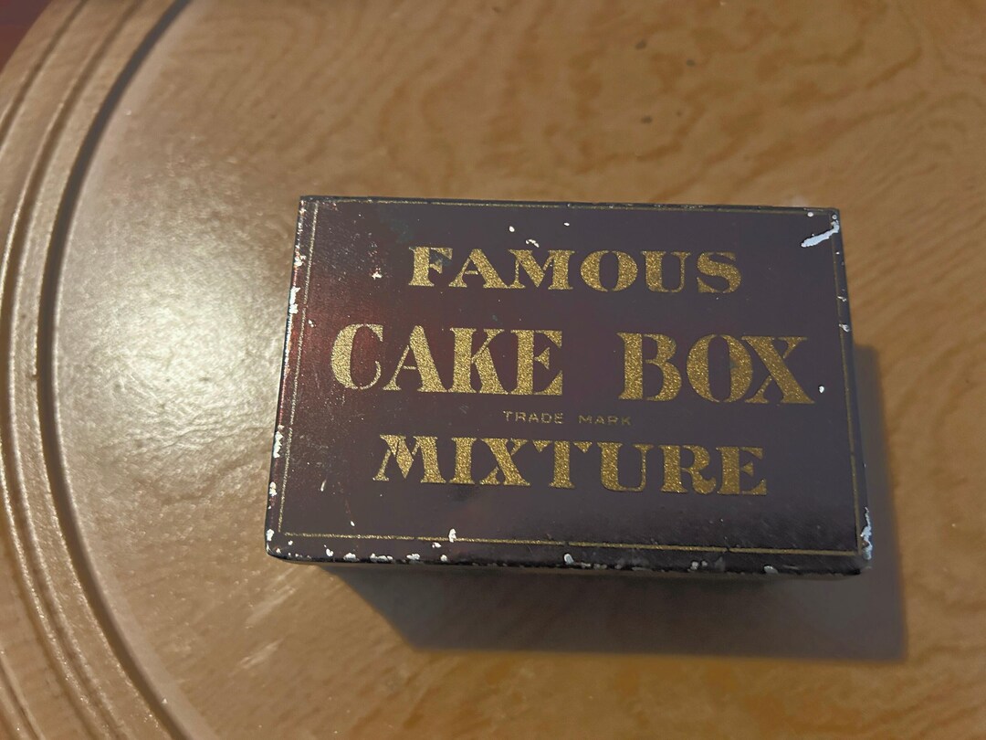 Famous Cake Box Mixture Tobacco Tin - Etsy