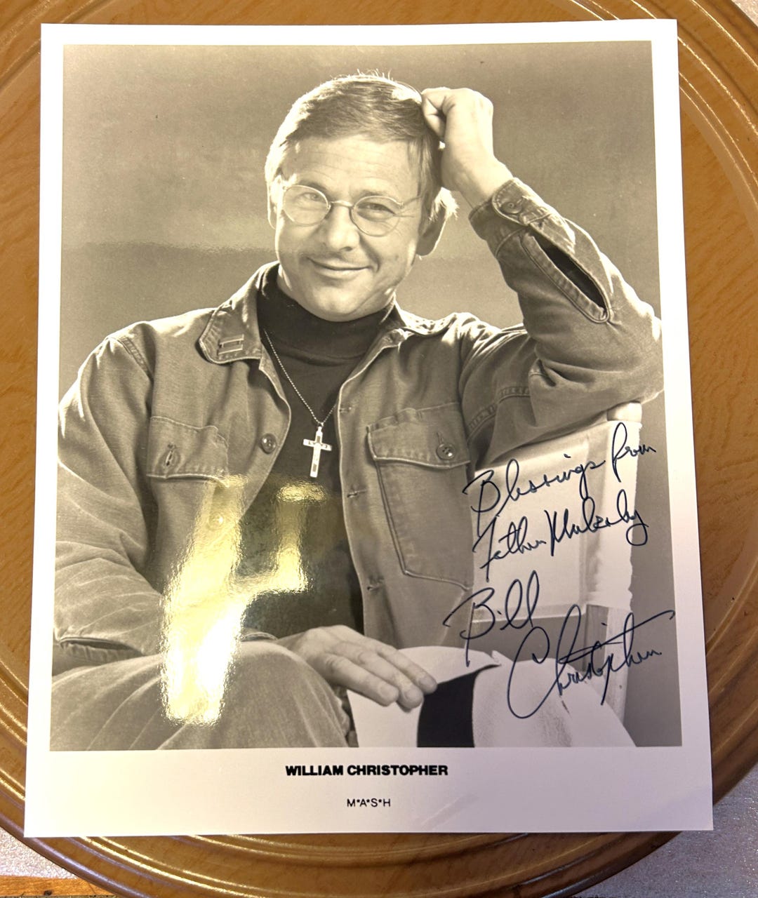 Signed William Christopher Photo - Etsy