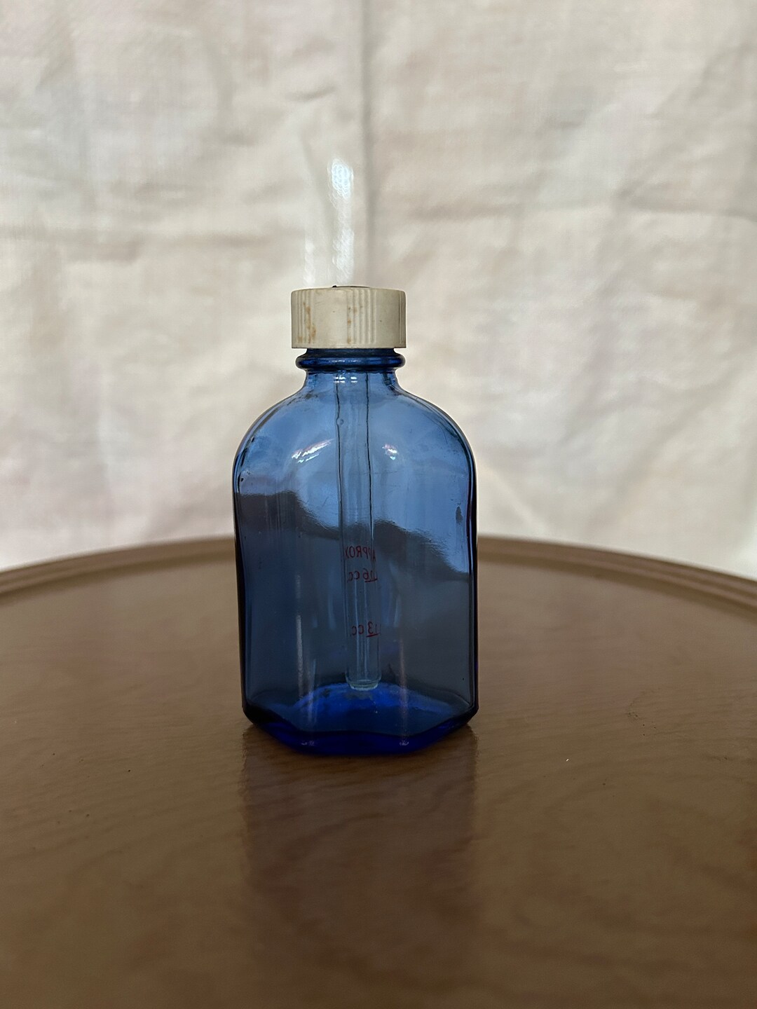 Cobalt Blue Medicine Bottle With in Lid Dropper - Etsy