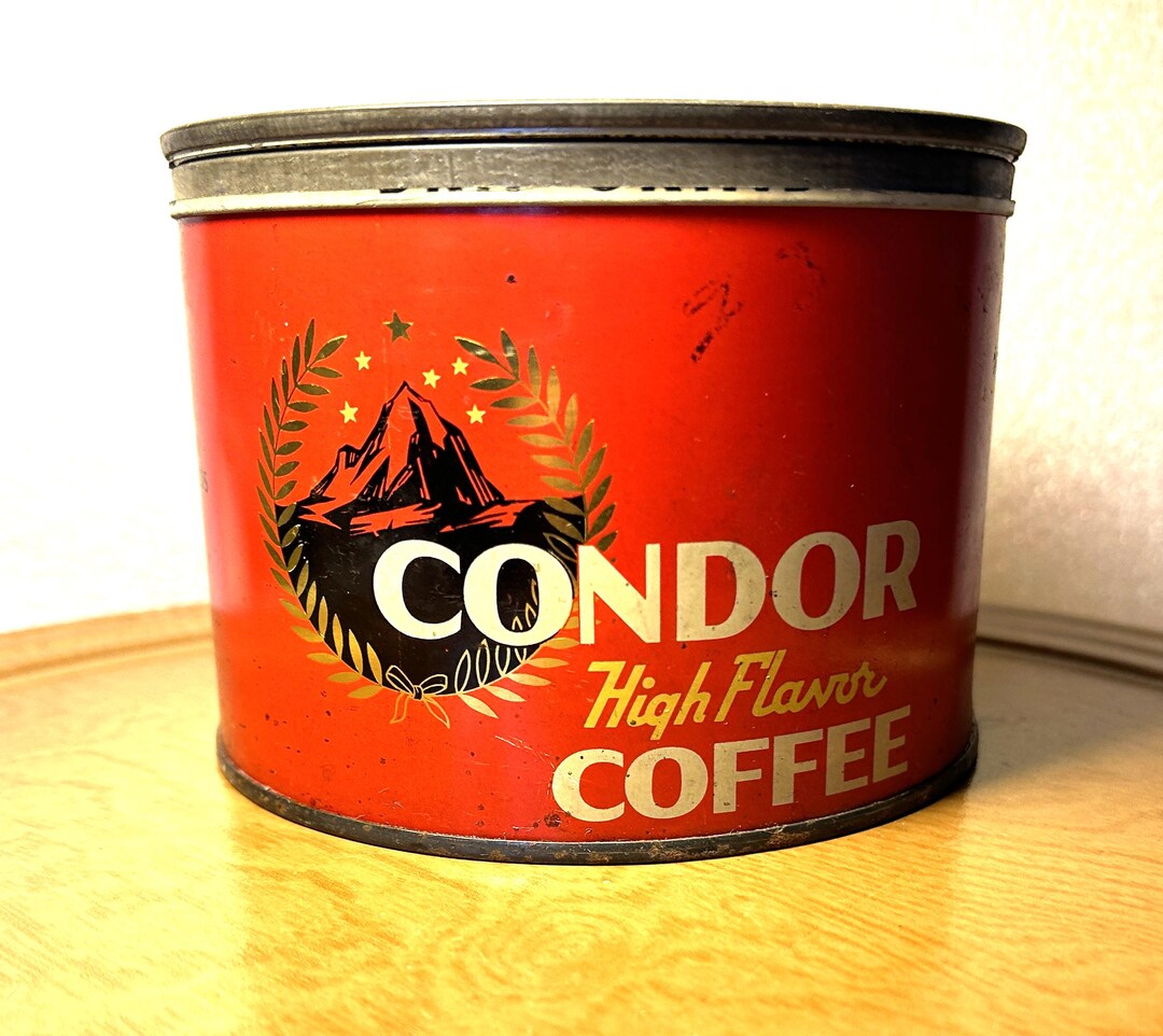 Condor 1 Pound Coffee Tin - Etsy