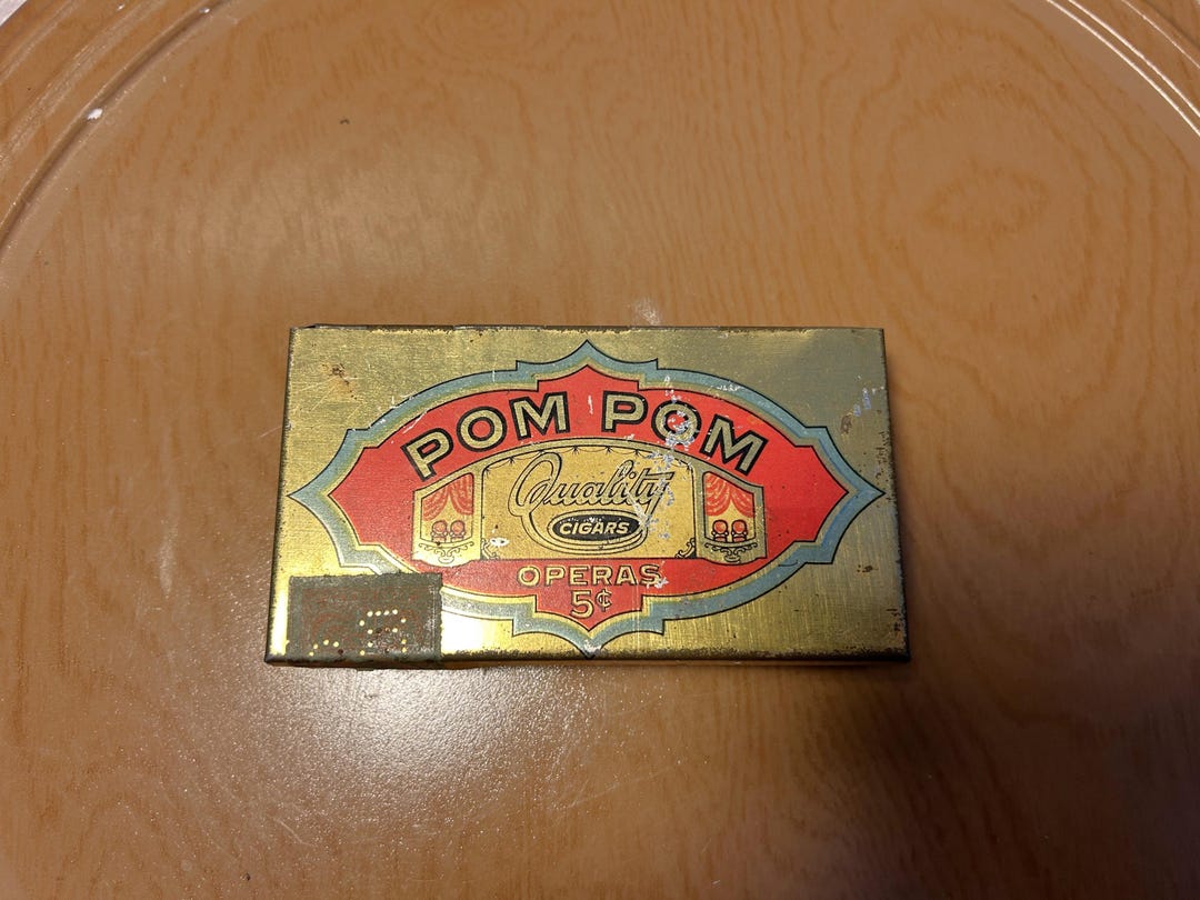 Pom Pom Quality Cigar Tin - Etsy