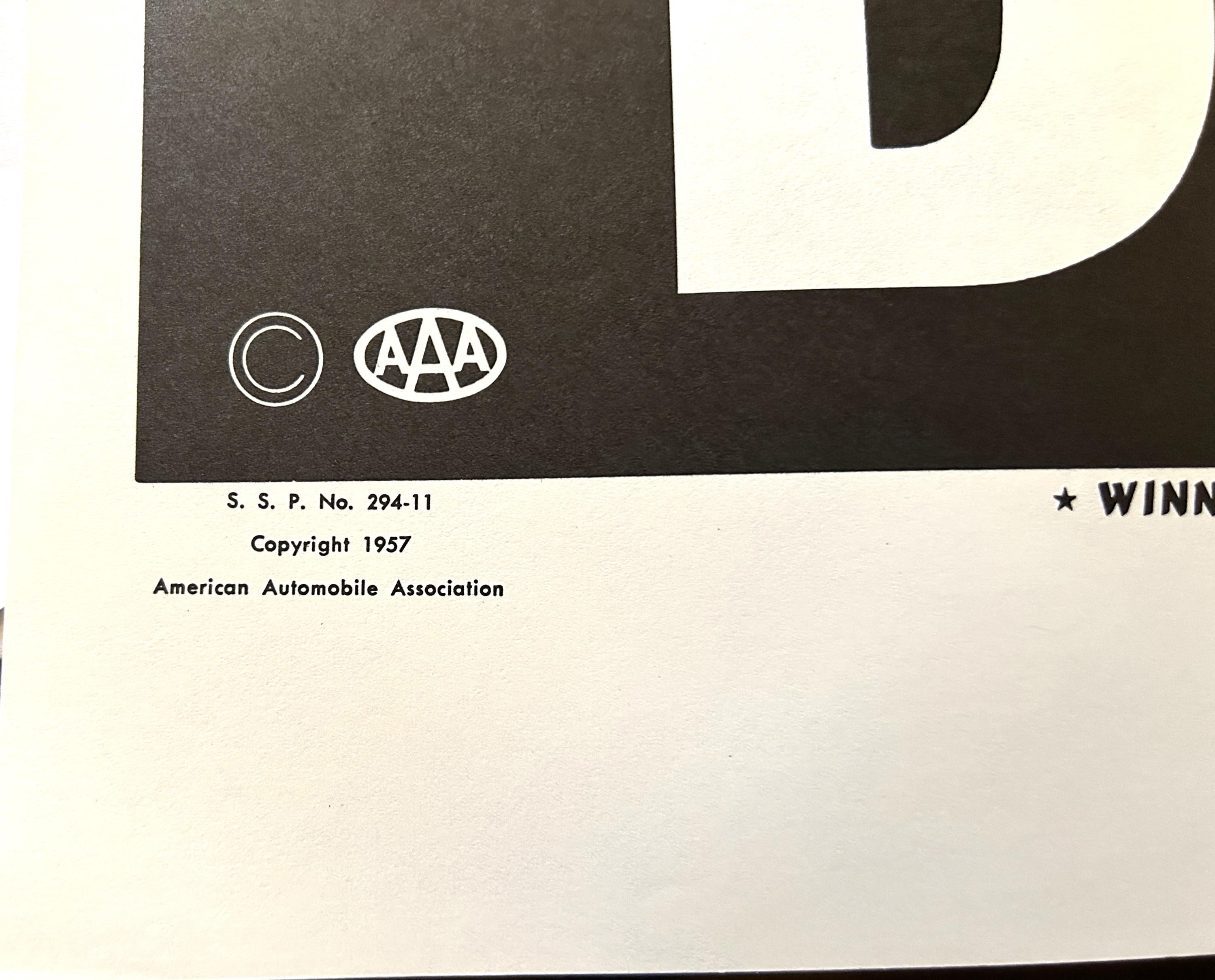 AAA Safety Poster- Wear White After Dark - Etsy