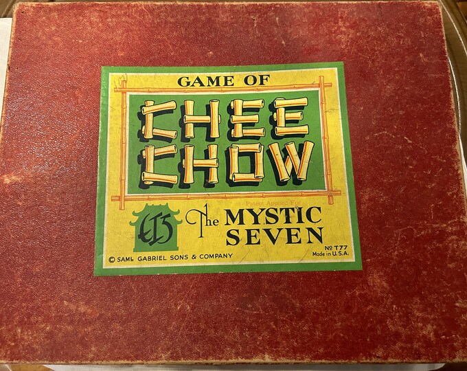 1939 Chee Chow Board Game - Etsy