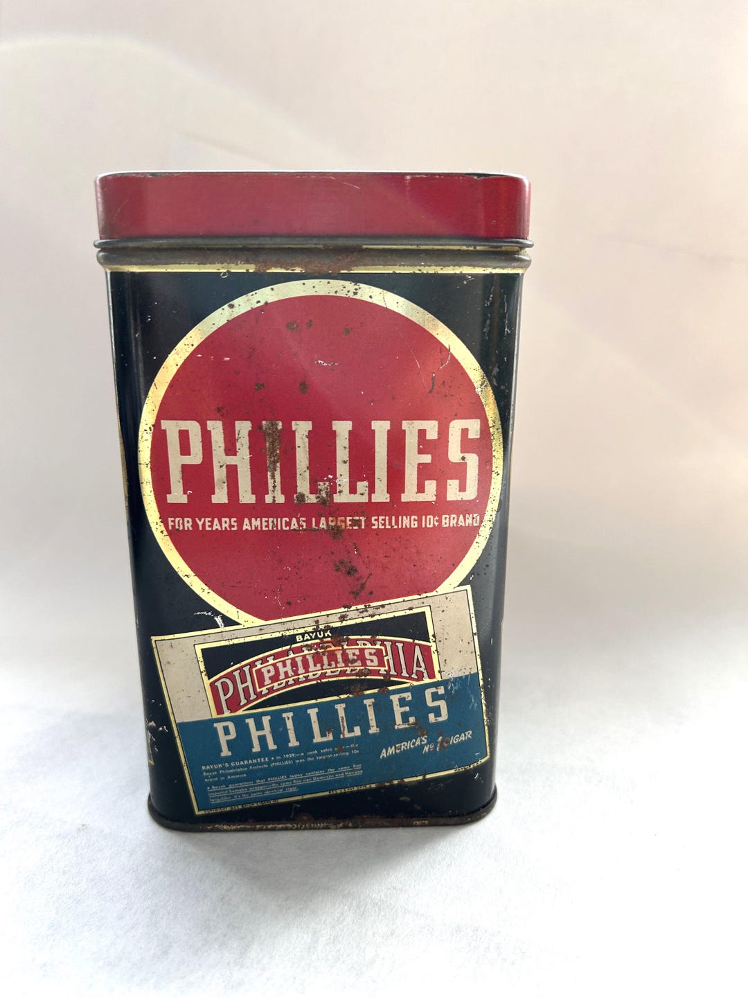 Phillies 25 Ct Cigar Tin - Etsy