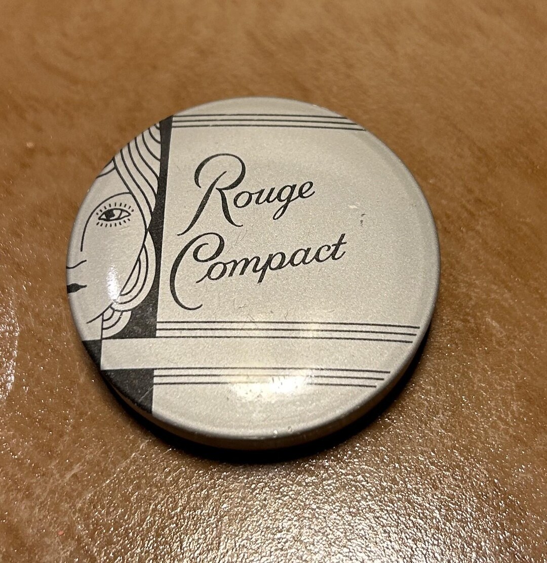 Art Deco Rouge Compact - Etsy