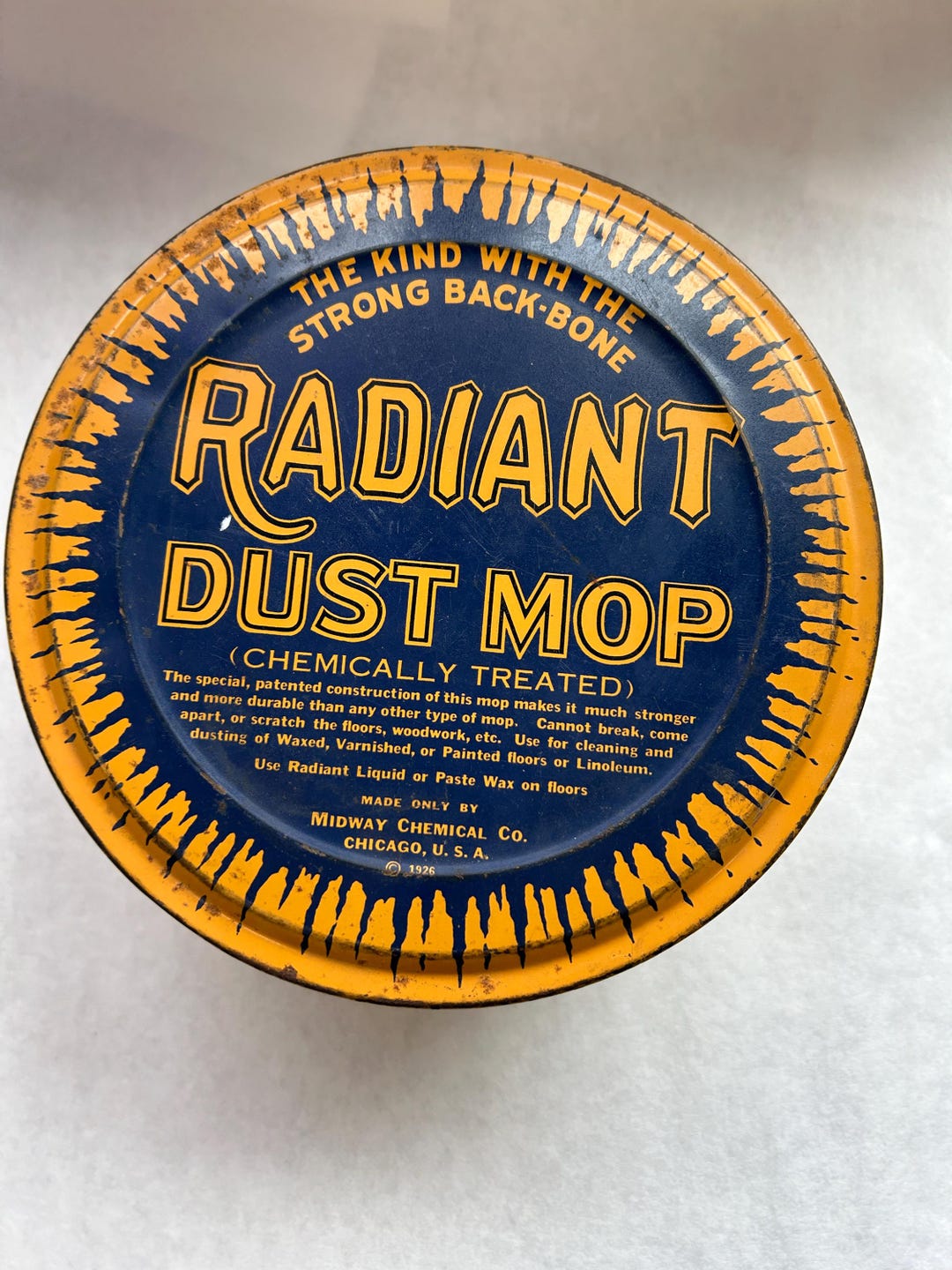 Radiant Dust Mop Tin - Etsy