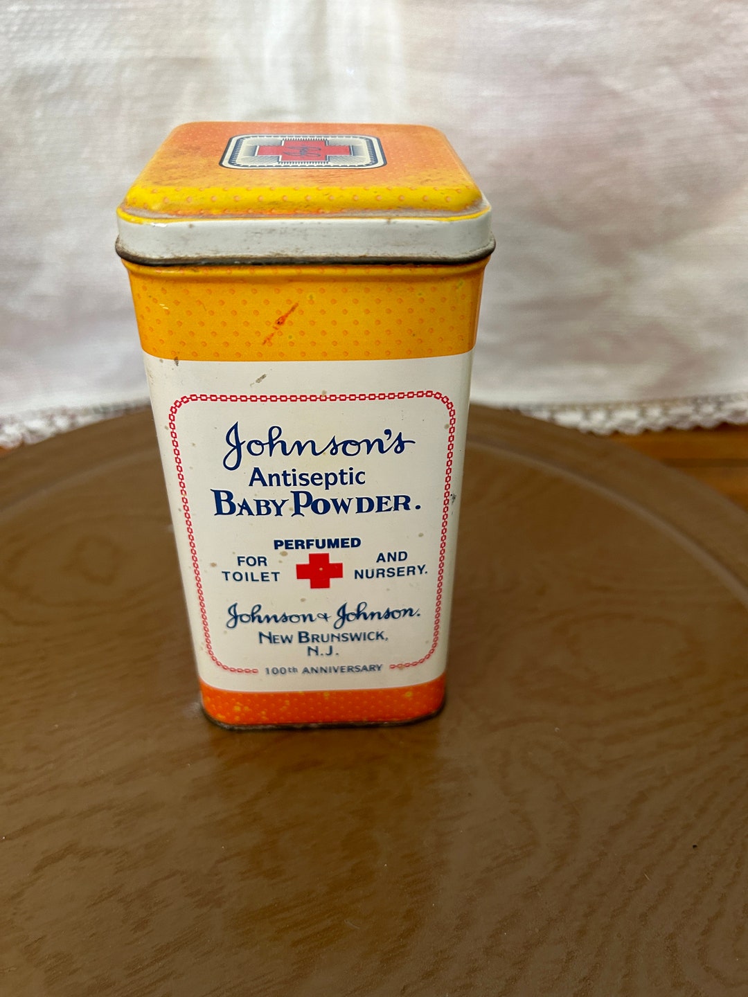 Johnson & Johnson Baby Powder Tin - Etsy