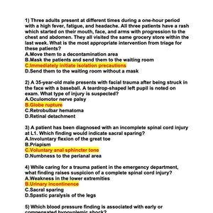 TNCC 9th Edition Study Guide (with Verified Answers) ***5 STAR RATED ...