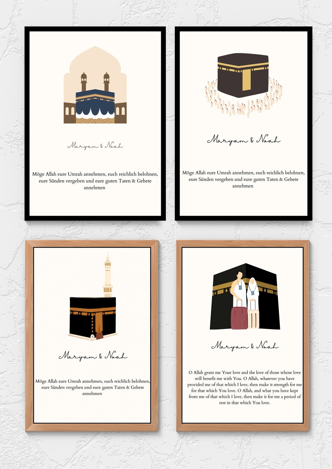 Personalized Umrah Wall Art Unique Islamic Gift Mekka Umrah - Etsy
