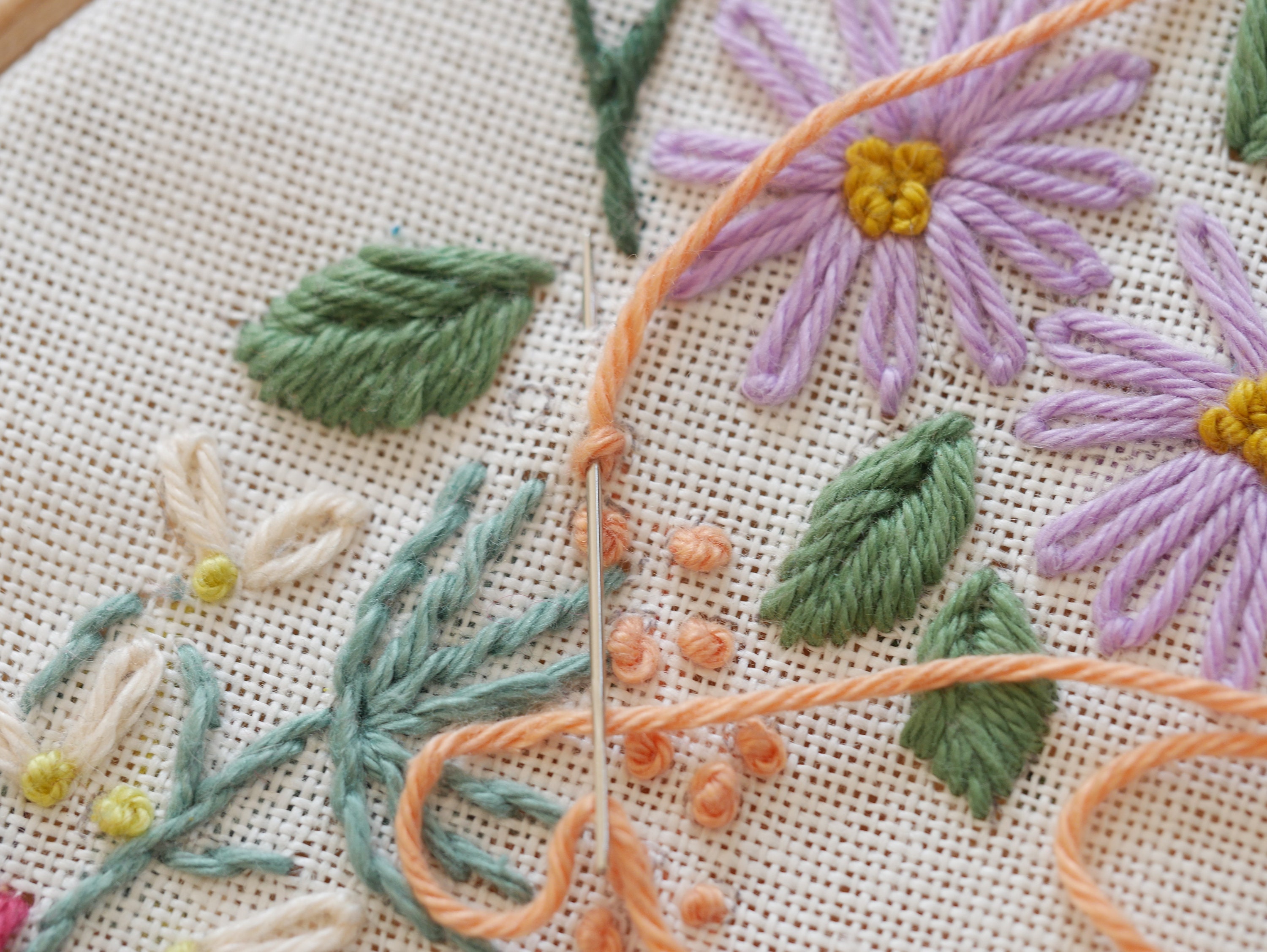 Flower Wreath Embroidery - Dutch Pattern - Etsy
