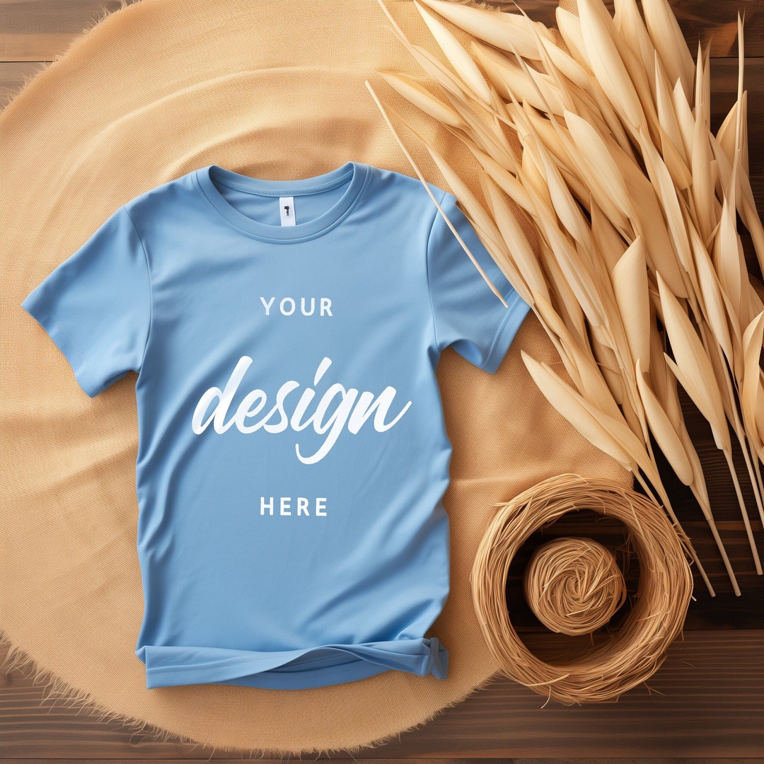 NEW 2024 T-shirt Mockup Trending Mockup Bella Canvas Mock up Folded ...