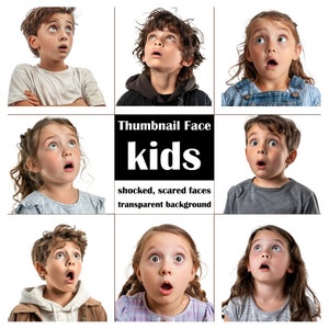 170+ Youtube Thumbnail Face Mega Bundle for Video Small Image Scared ...
