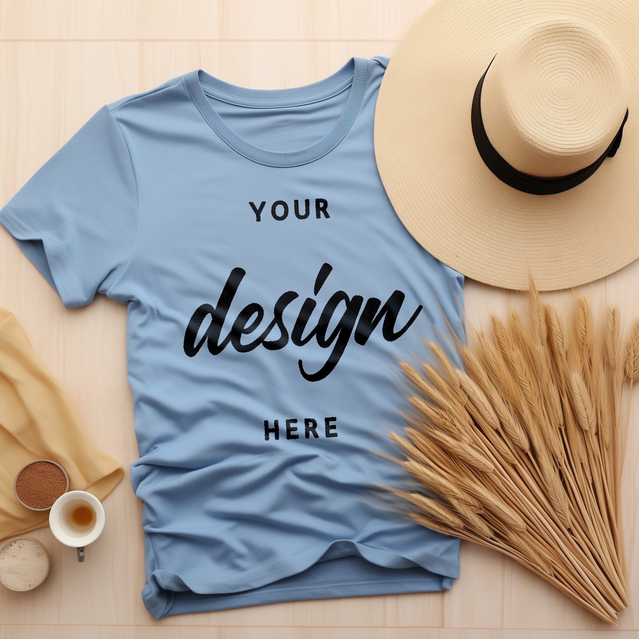 NEW 2024 T-shirt Mockup Trending Mockup Bella Canvas Mock up Folded ...