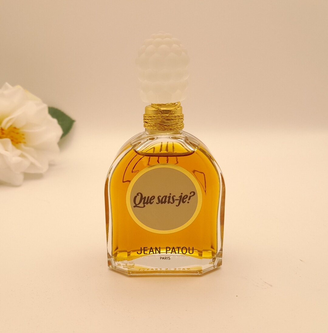 Jean Patou Que Sais-je? (1984) - 30ml Extrait De Parfum - Splash ...