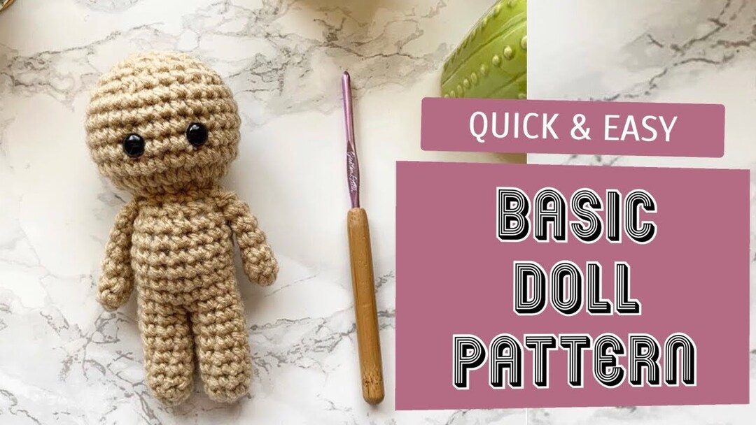 Learn Crochet Basics Online Course, Easy Amigurumi Doll Pattern ...