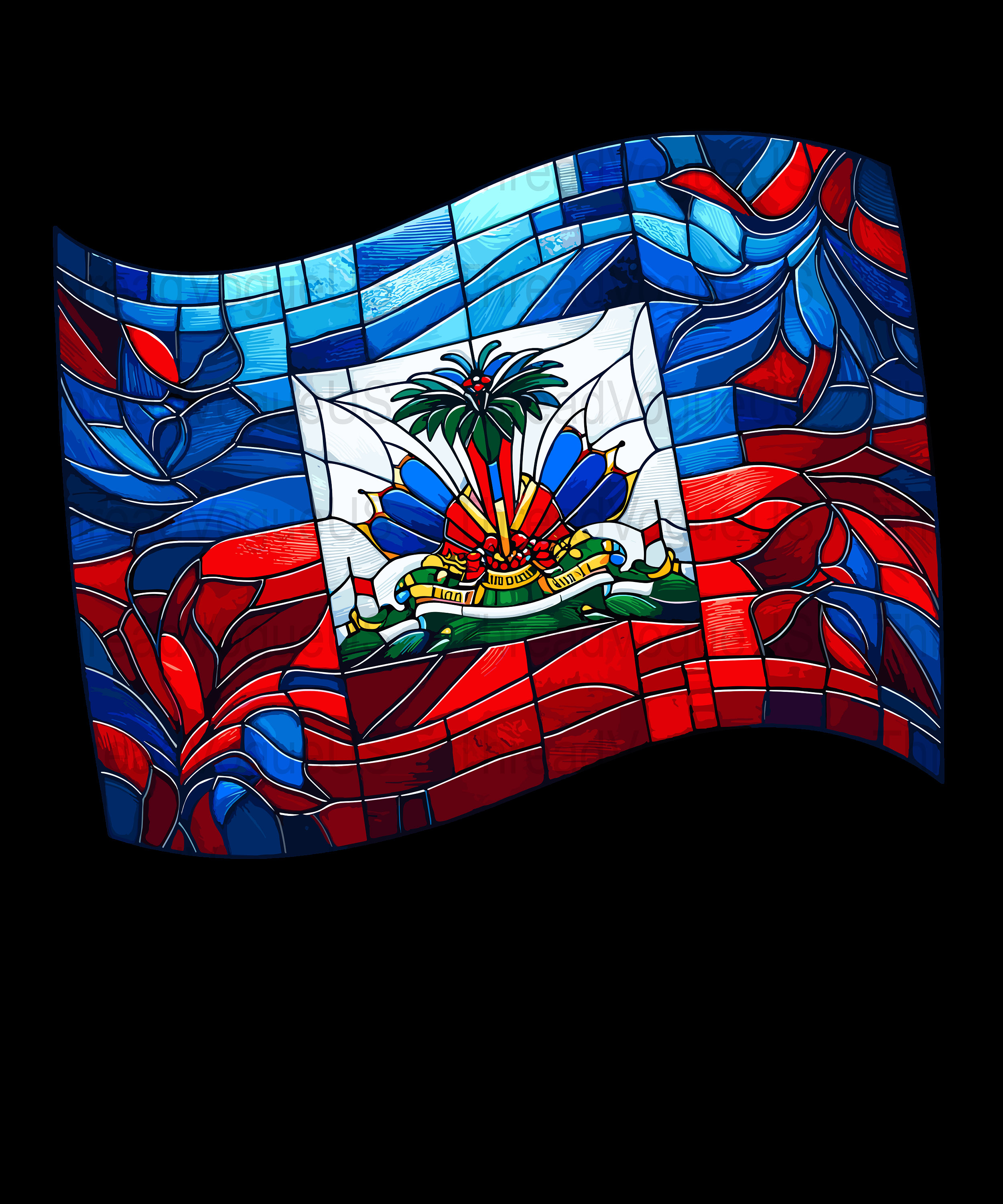 Haitian Flag Art T-shirt, Digital Download, Haiti Patriotic Pride ...
