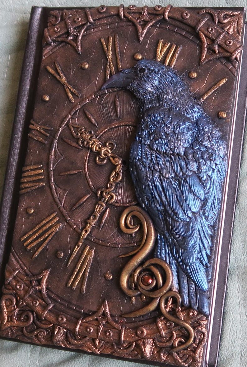 Crow, Polymer Clay Journal, 200 Blank Pages - Etsy