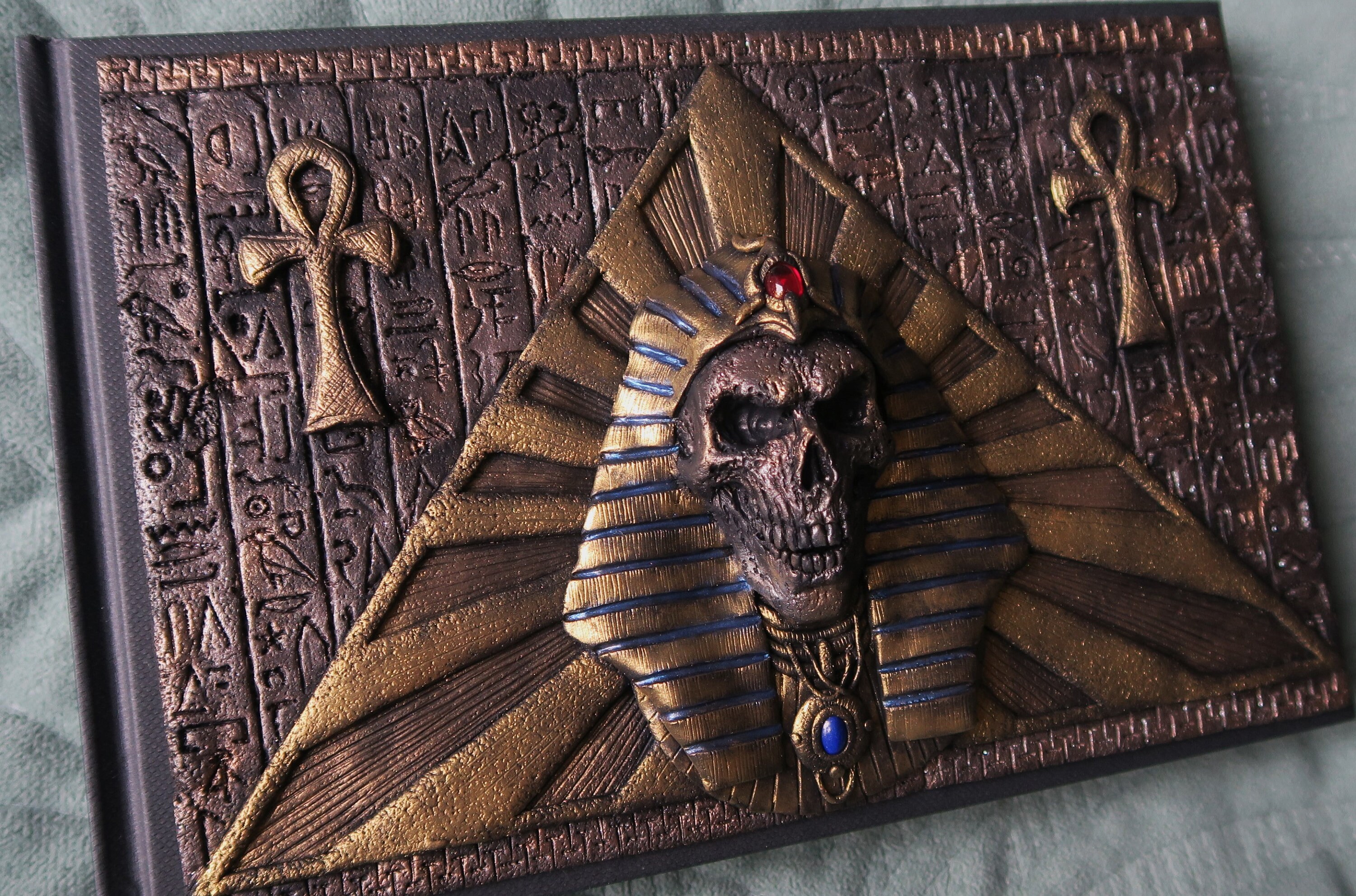 Pharaoh's Mummy, Ancient Egypt, Hieroglyphs, Polymer Clay Journal, 200 ...