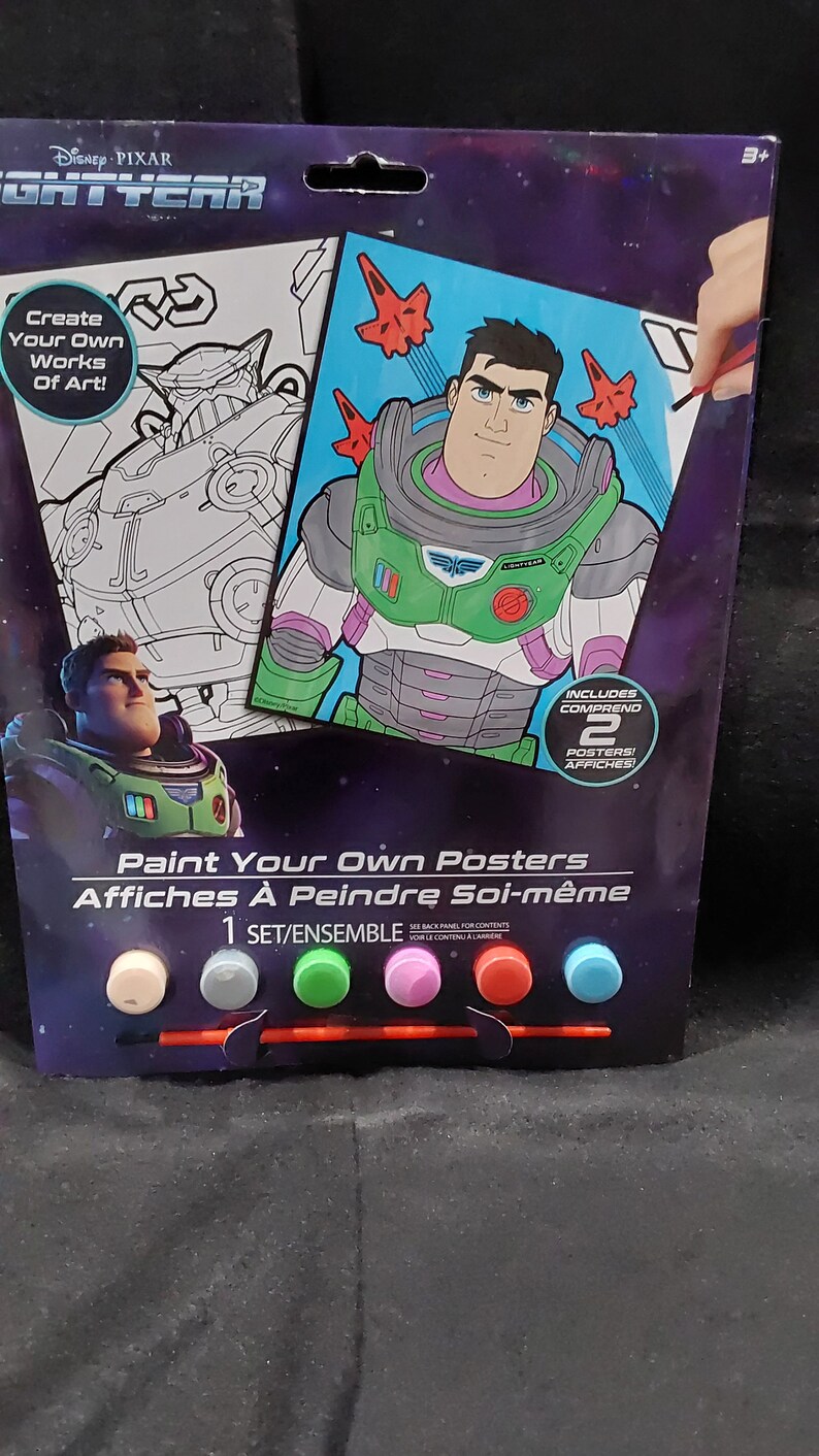 Buzz Lightyear Bundle 1 Coloring and Activity Book and Paint Your ...