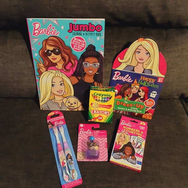 Barbie Coloring Cards - Etsy