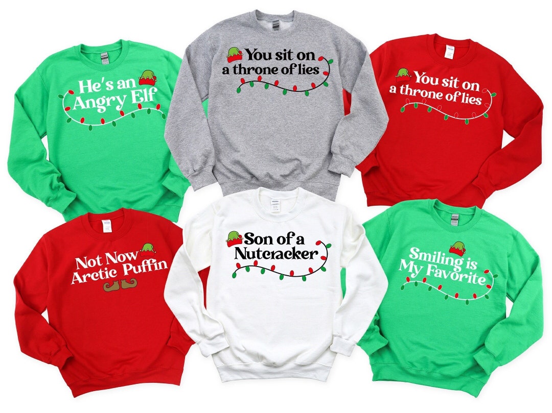 Buddy the Elf Shirts, 20 Elf Movie Quote, Cotton Headed, Christmas ...