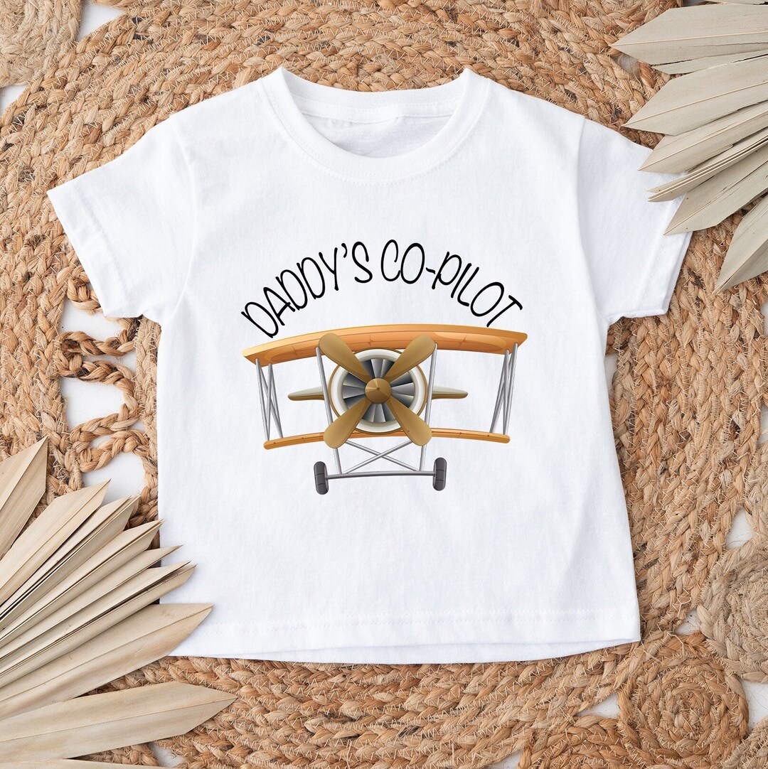 Daddy's Co-pilot Shirt, Airplane Shirt, Plane Shirt, Co-pilot Tee ...