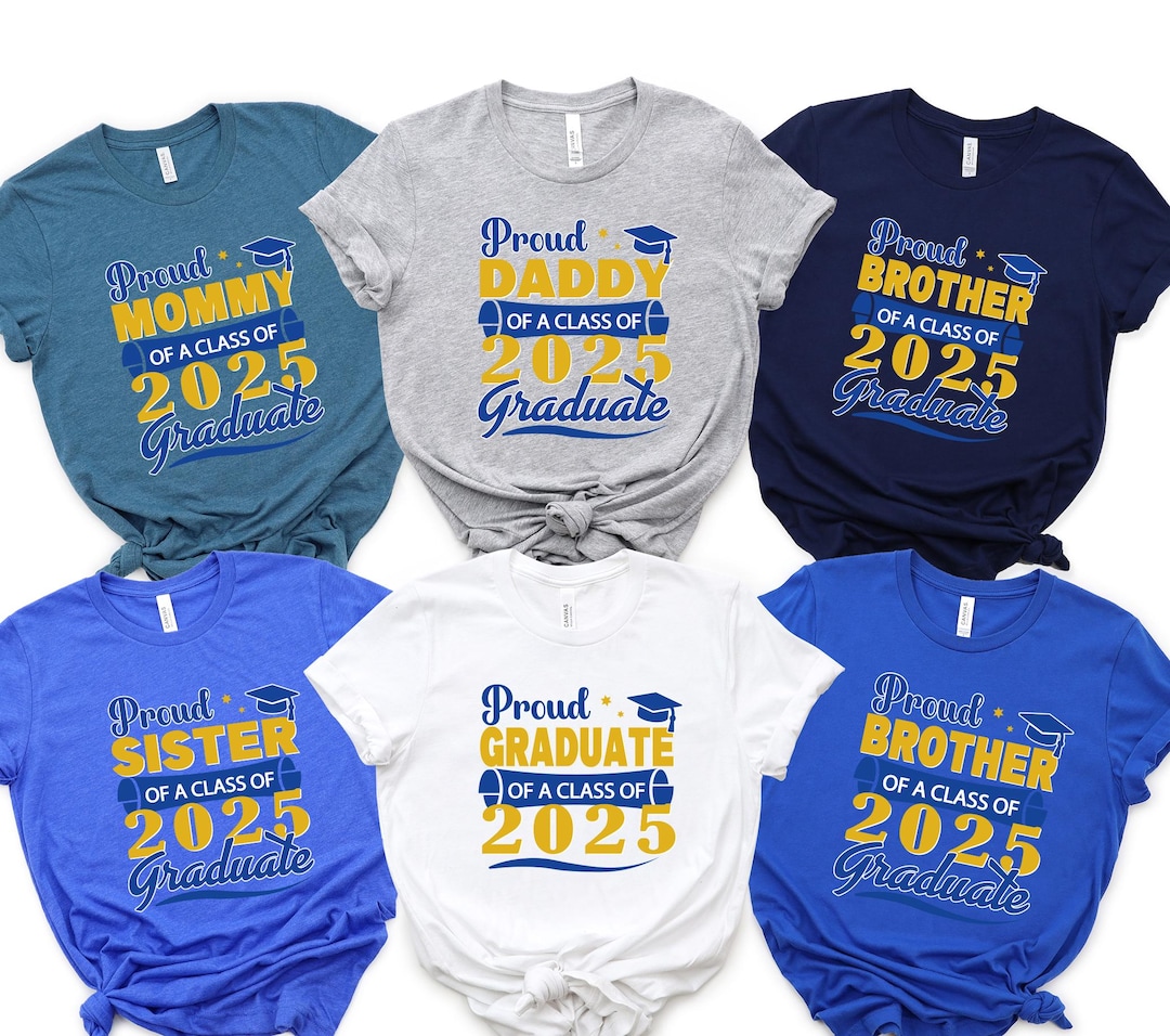 Proud Family of the Graduate Shirts 2025, Graduation Squad, Senior ...