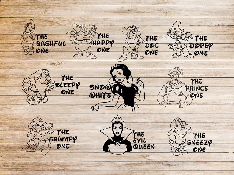 Seven Dwarfs Disney Family Shirts, Matching Group Tees - Etsy