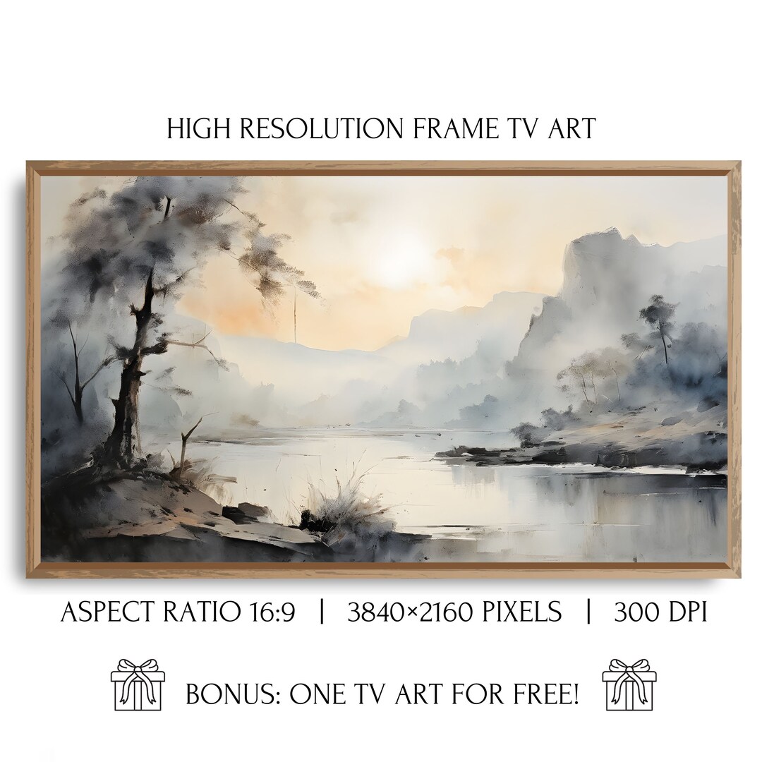 Samsung the Frame TV Art. Beautify Your Home With Digital Art. Abstract ...
