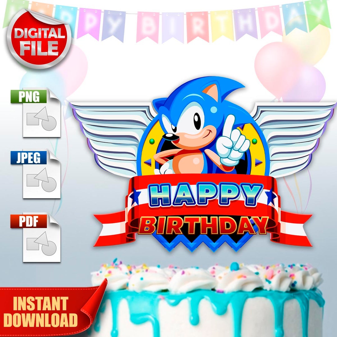 Cake Topper, Digital File Jpg, Pdf, Png - Etsy