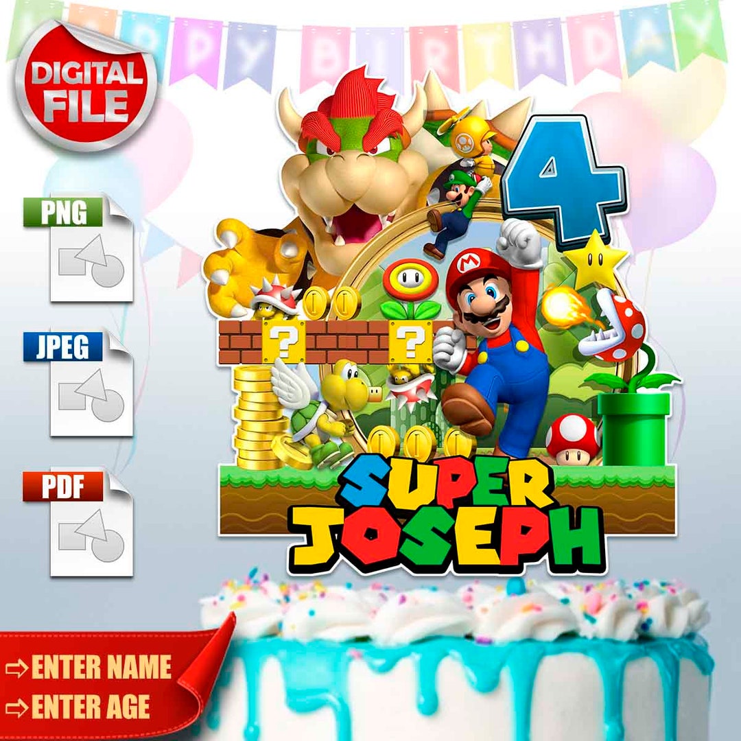 Cake Topper, Digital File Jpg, Pdf, Png - Etsy