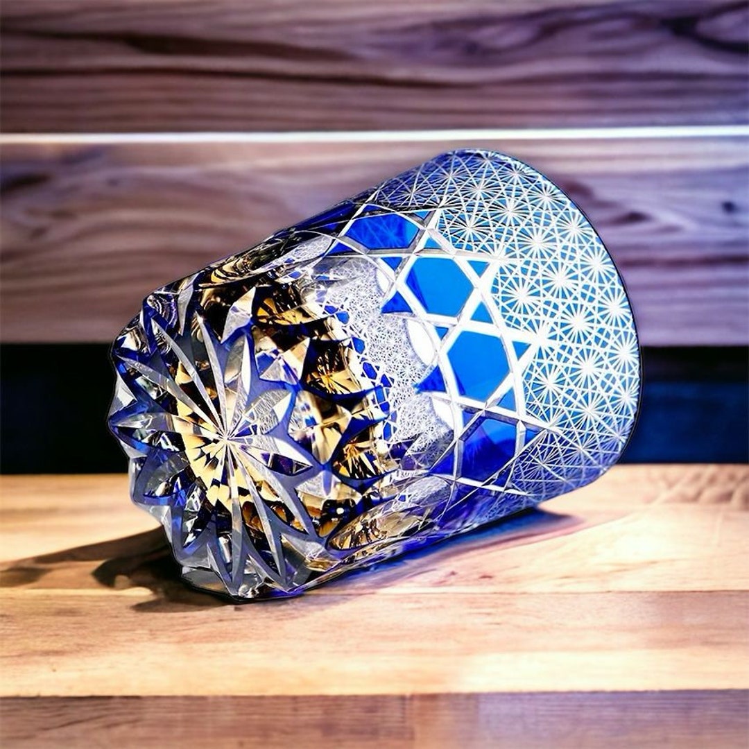 Crystal Glass ,hand Cut to Clear Glassware Japanese Edo Kiriko Style ...