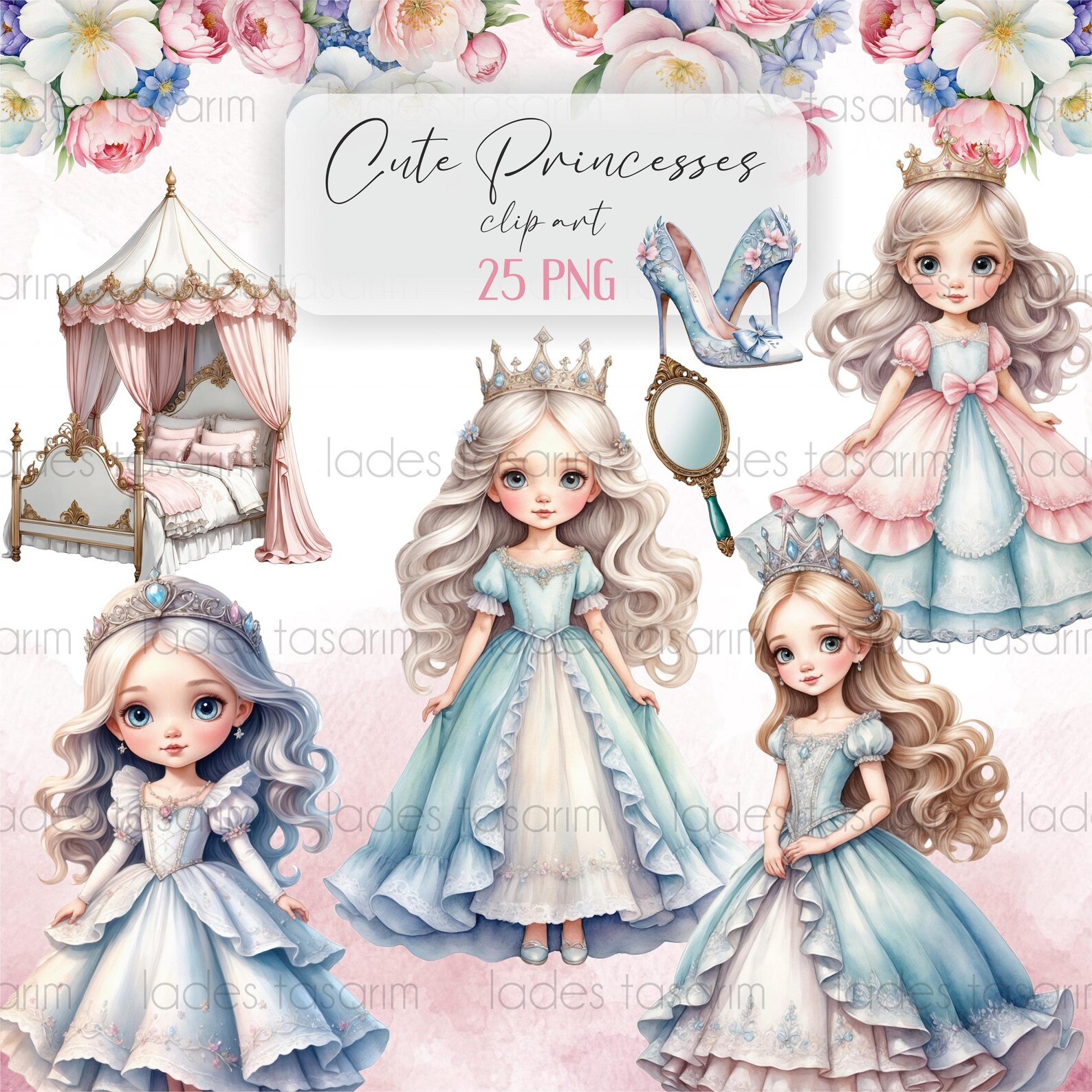 Princess Clipart , Little Princess Clipart , Royal Clipart , Princess ...