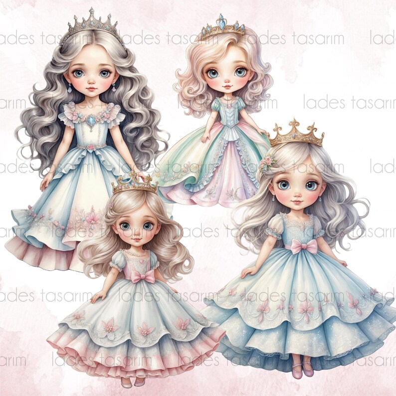 Princess Clipart , Little Princess Clipart , Royal Clipart , Princess ...